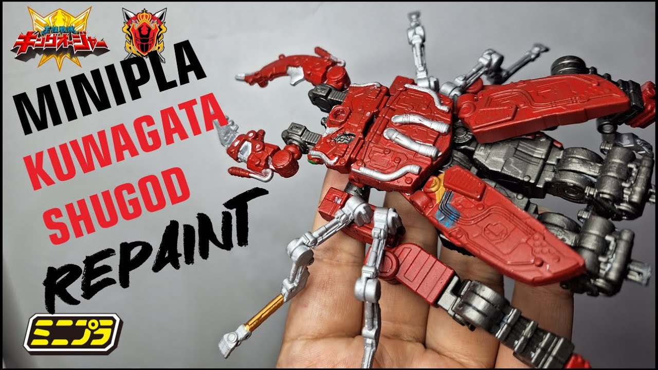 [Minipla] KINGOHGER Paint Detail part 1 - Kuwagata Shugod Detailed ...