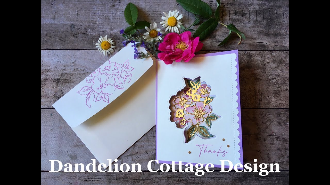 How To Make A Window Notecard - YouTube