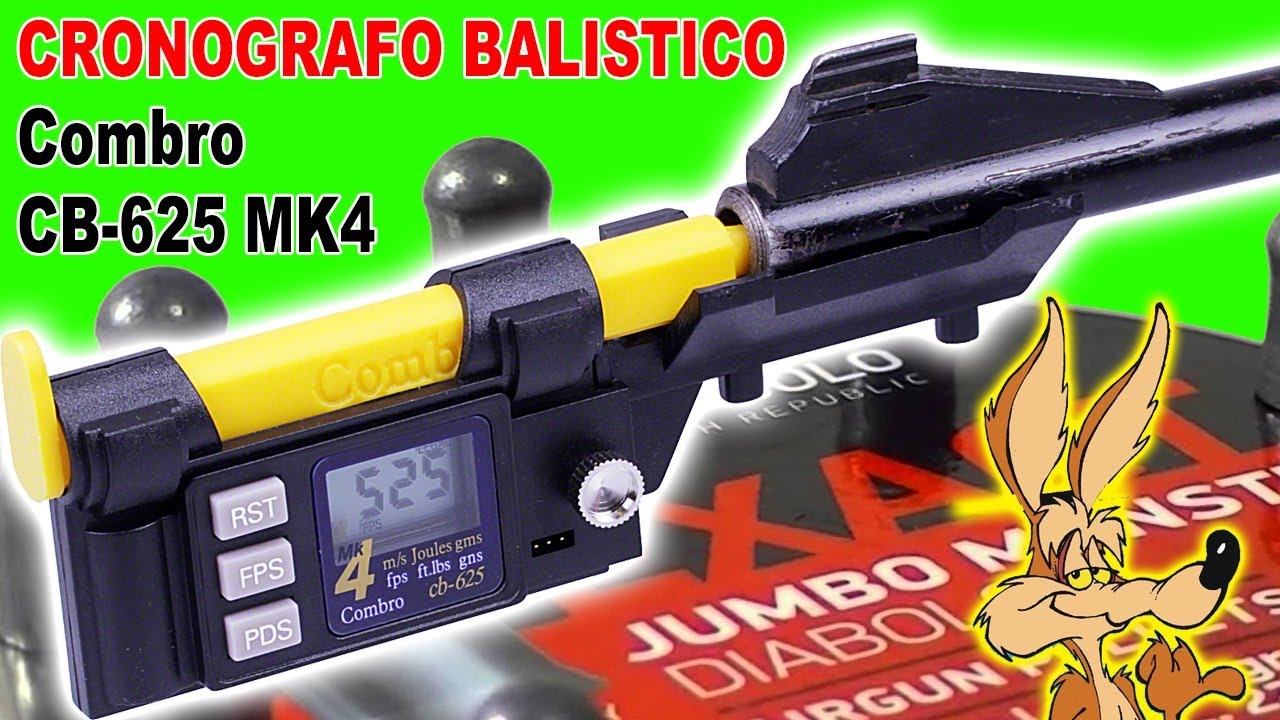 Come Funziona il CRONOGRAFO BALISTICO CB 625 MK4 ...un occhio al menù ...