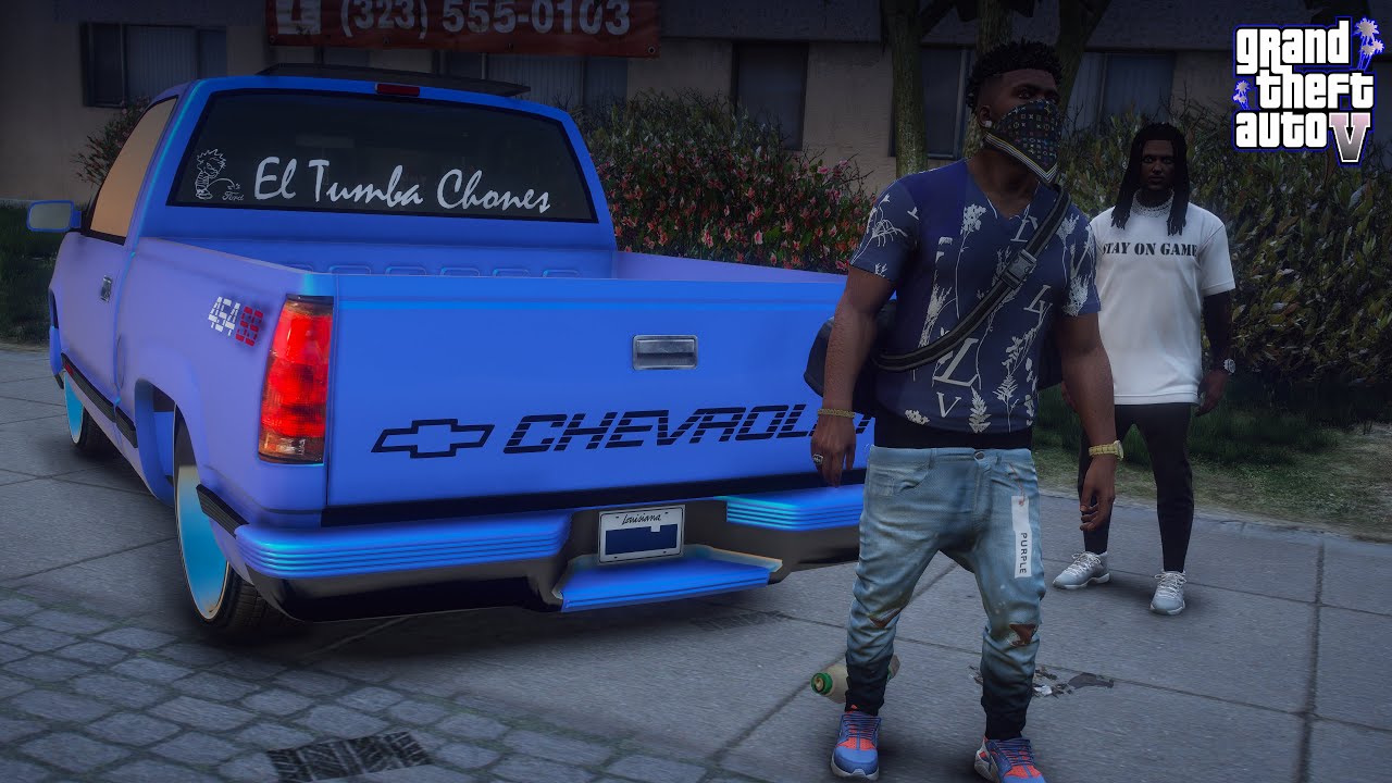 LS LIFE IN THE 454 SS SINGLECAB CHEVY - REAL PLUG LIFE - GTA 5 MODS ...