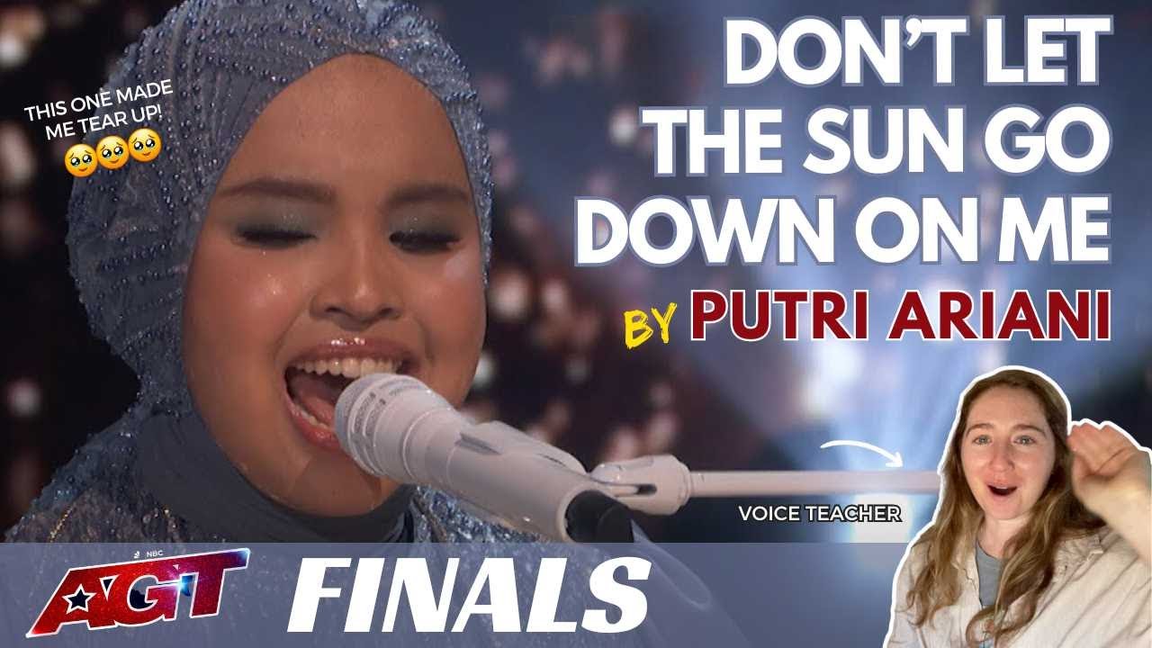 Voice Teacher Reacts to Don't Let the Sun Go Down by Putri Ariani - YouTube