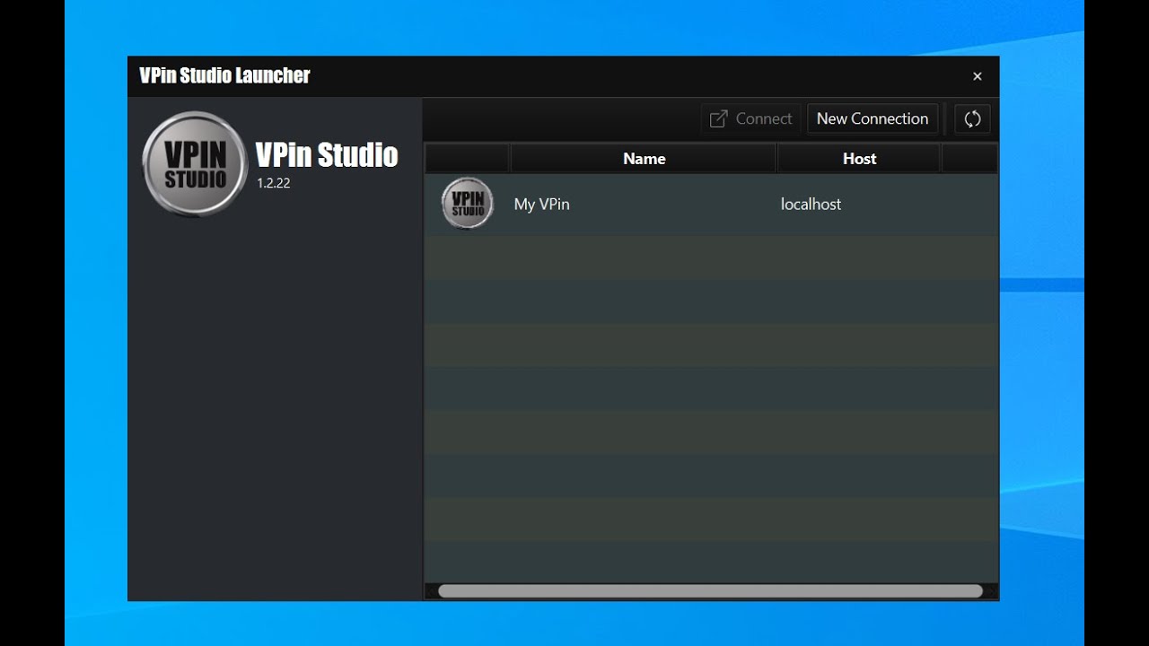 2. VPin Studio - Connection Manager - YouTube