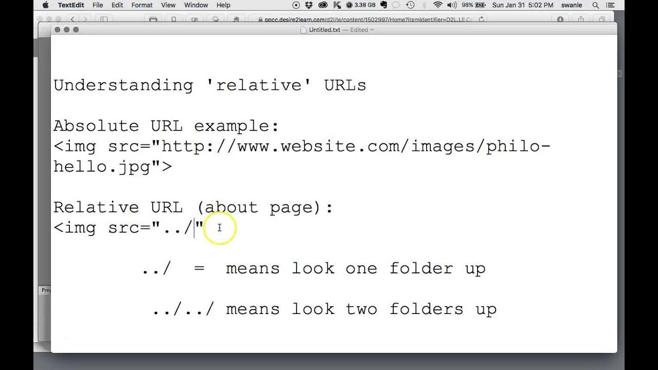 How To Use Relative URLs For Website Links - YouTube