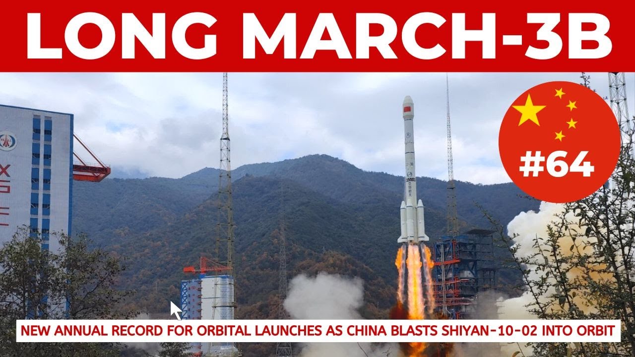BREAKING: Formidable China blasts Long March-3B rocket in surprise final launch of 2022 - YouTube
