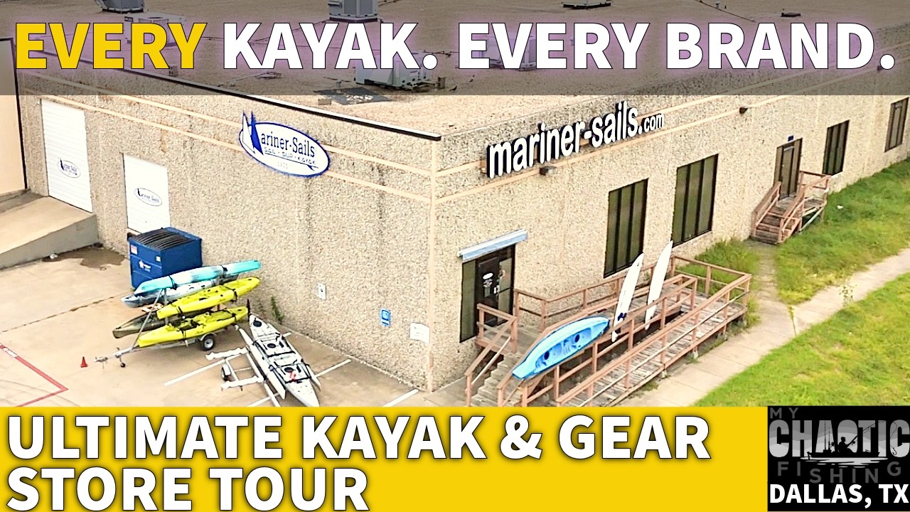 Ultimate Kayak & Gear Store Tour - Mariner Sails Dallas walkthrough ...