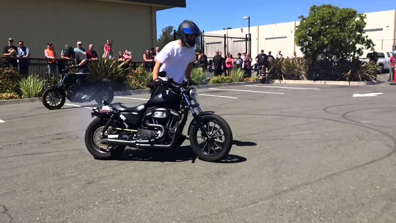 INSANE! Harley Stunts - YouTube