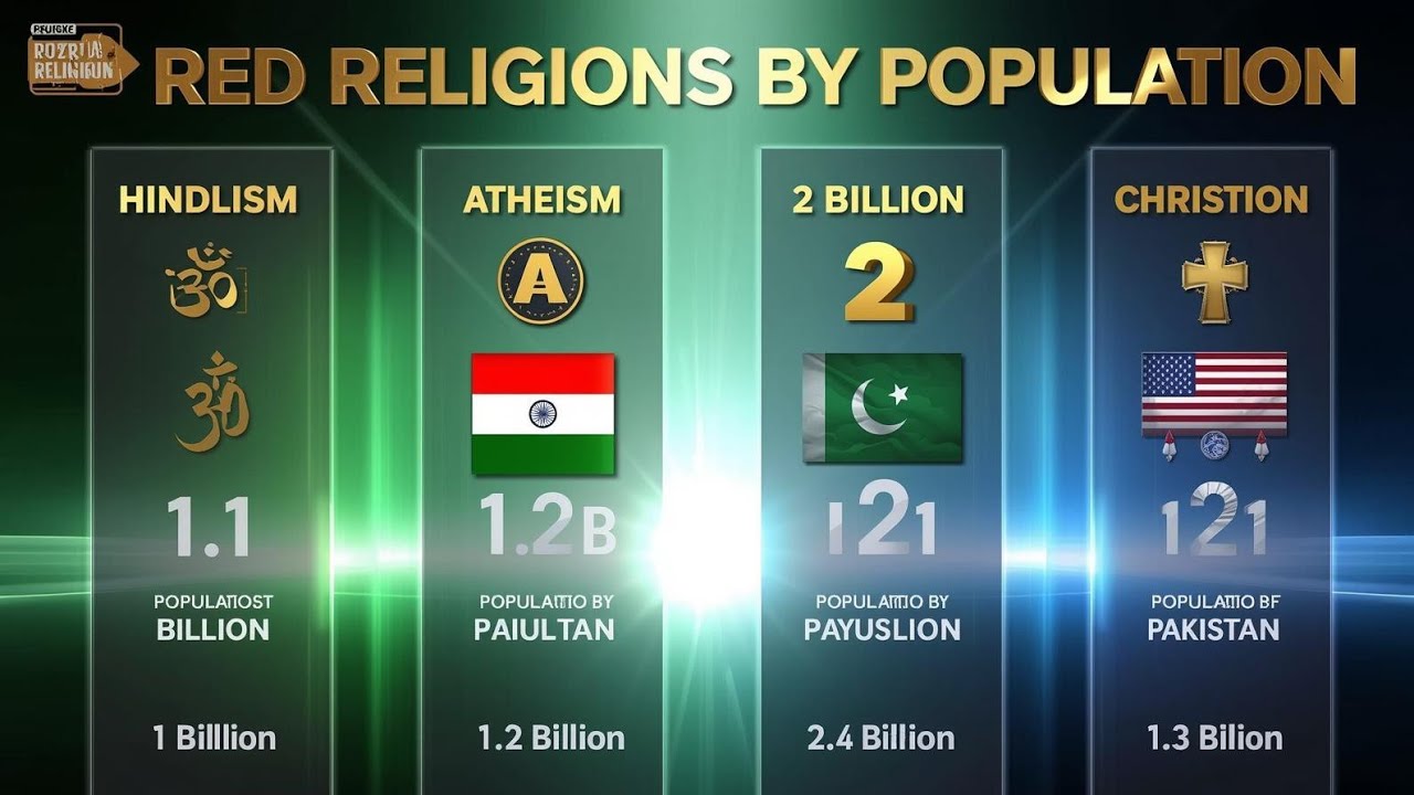 Top 25 Religions RANKED by Population🤯(Where They Live & Why) # ...
