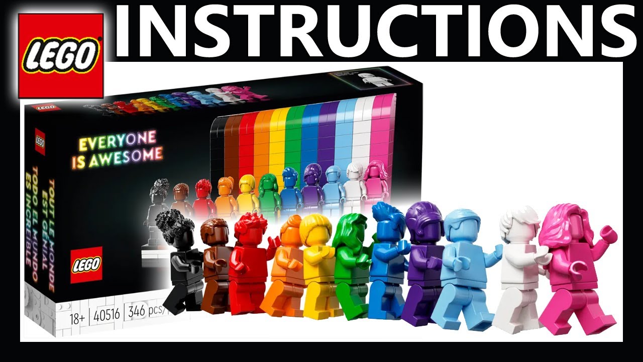 LEGO Instructions 40516 | Everyone Is Awesome | LEGO 2021 - YouTube
