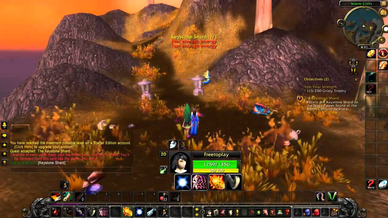 The Keystone Shard - World of Warcraft Quest - YouTube