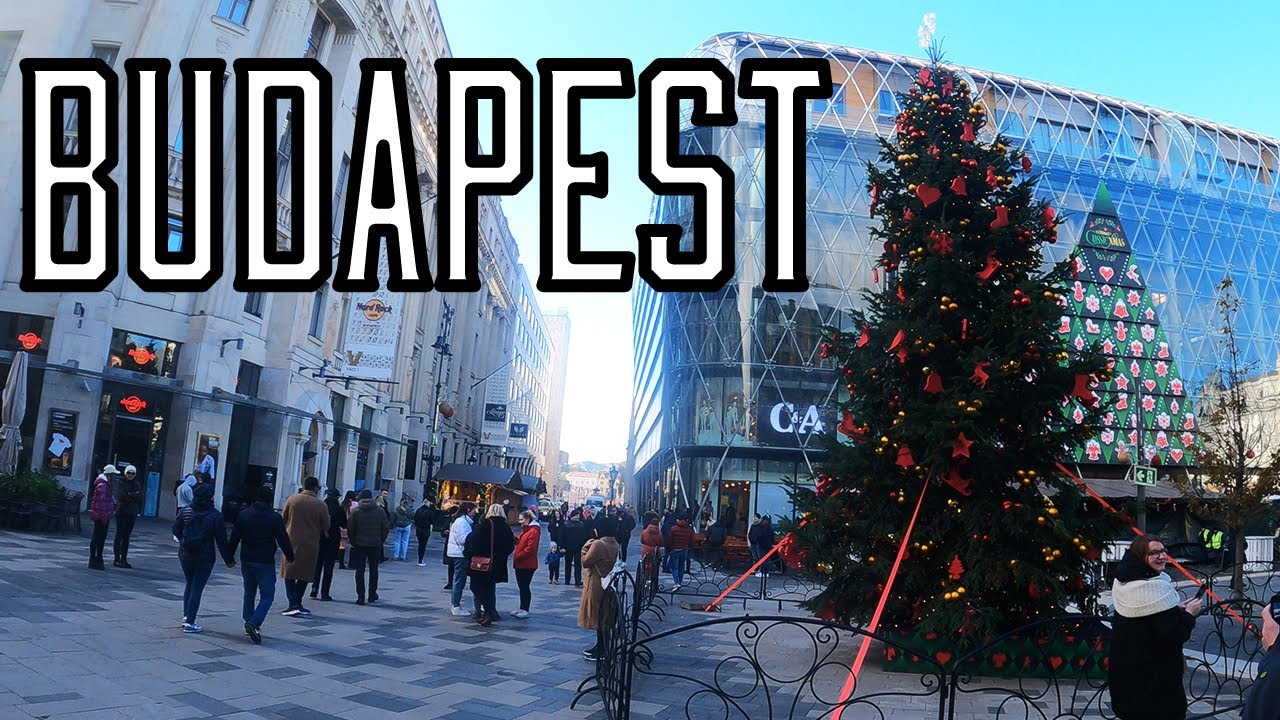 Budapest, Hungary Walking Tour - Festive Christmas Season 🎄🎅 (November ...