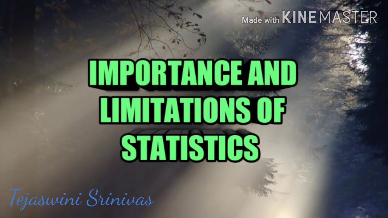Importance and limitations of statistics - YouTube