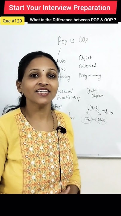 What is the Difference between POP & OOP ? #shorts #youtubeshorts # ...