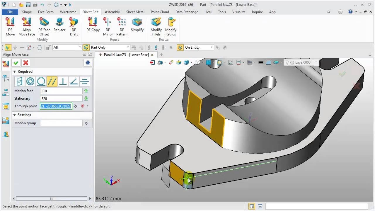 ZW3D Direct Edit: Tái sử dụng và chỉnh sửa file solidworks - inventor ...