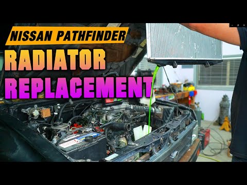 Nissan Pathfinder Radiator Replacement - YouTube