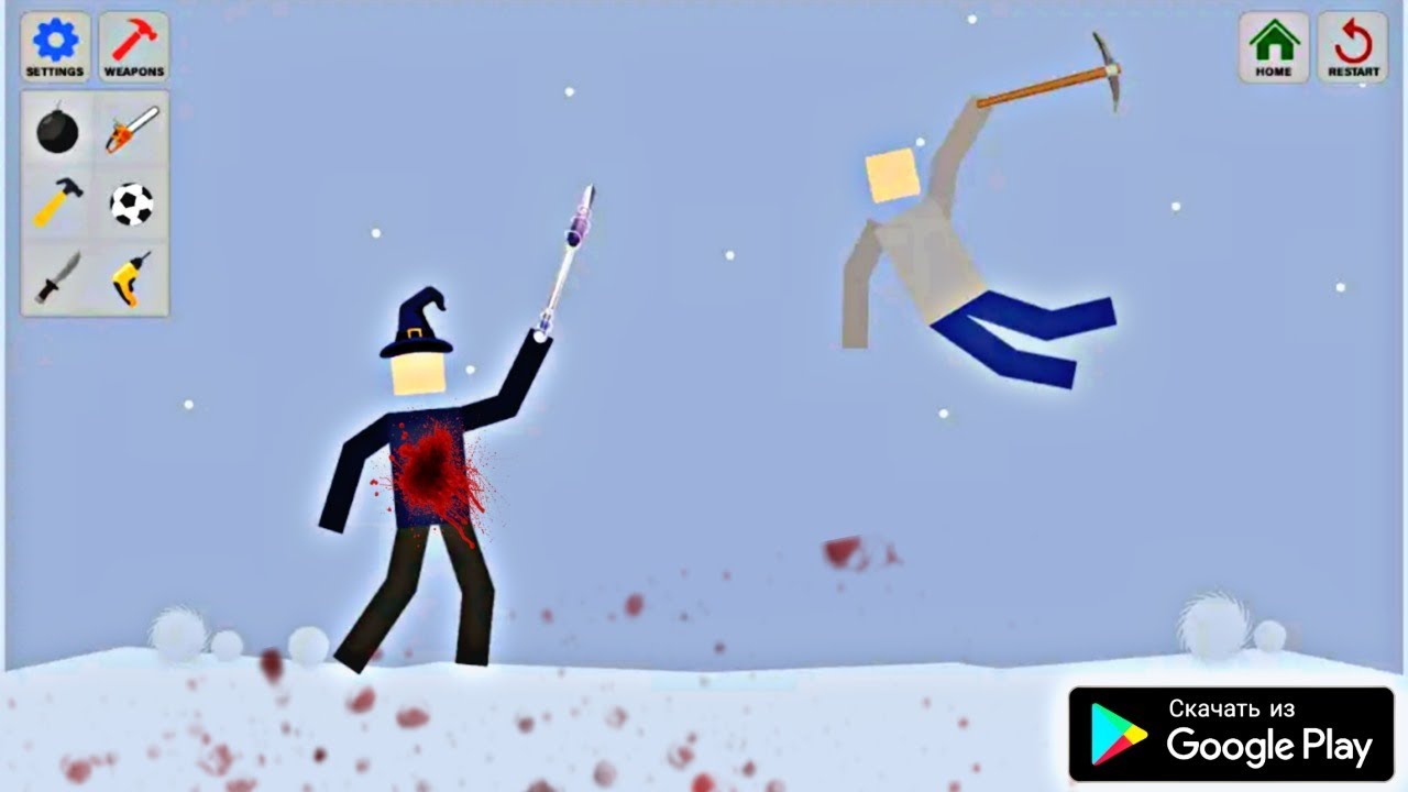 ТИПО PEOPLE PLAYGROUND RAGDOLL SANDBOX НА АНДРОИД ОБЗОР RAGDOLL ...