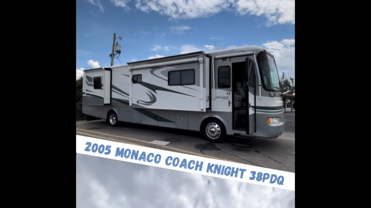 2005 Monaco Coach Knight 38PDQ Walkthrough Class A Diesel Motorhome ...