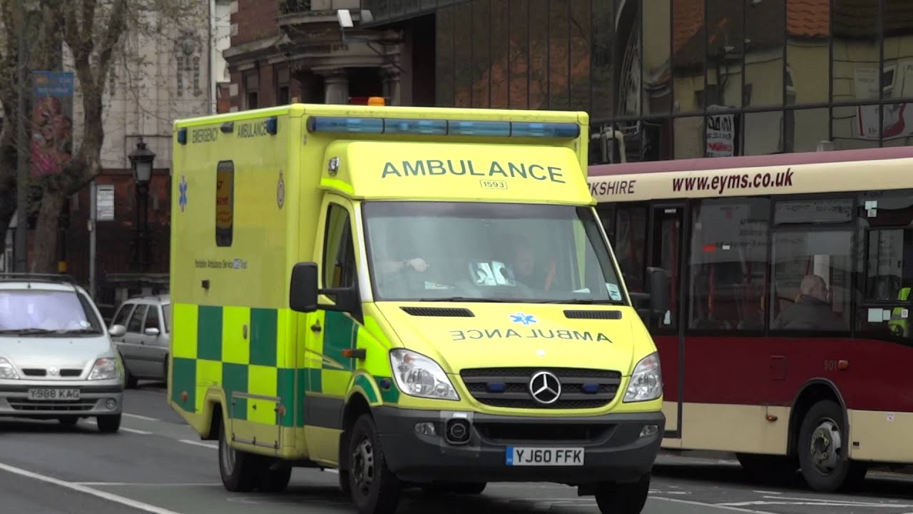 Yorkshire Ambulance Service - Mercedes Sprinter Emergency Ambulance On ...