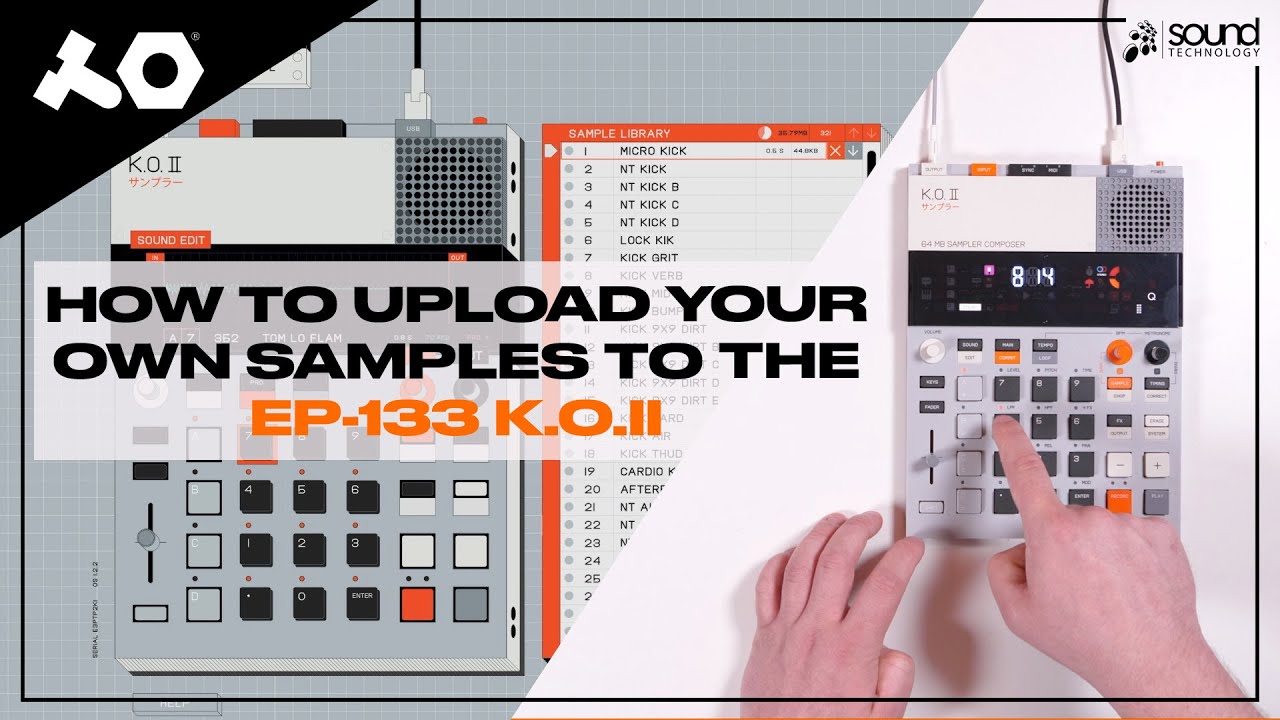 How to upload your own samples to the EP-133 K.O.II | Teenage ...