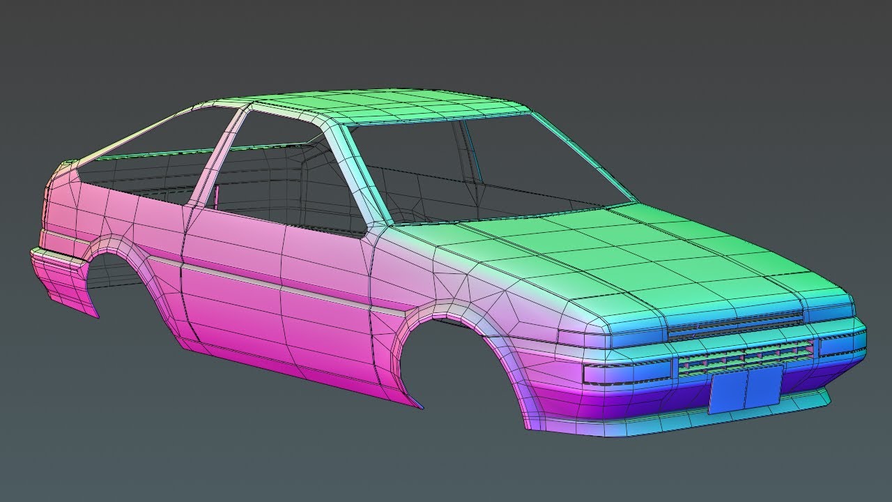 Modeling Cars Realistically at Low Polycounts | Blender 3D - YouTube
