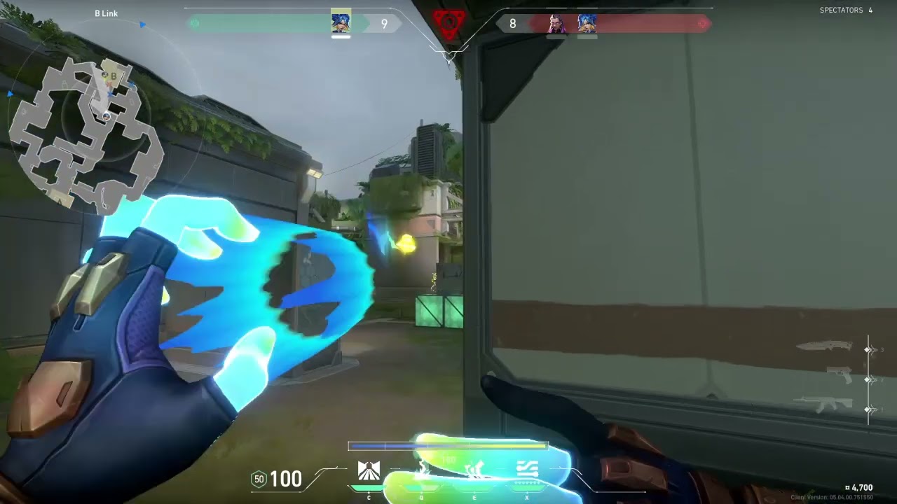 valorant 1v3 me against three with neon - YouTube