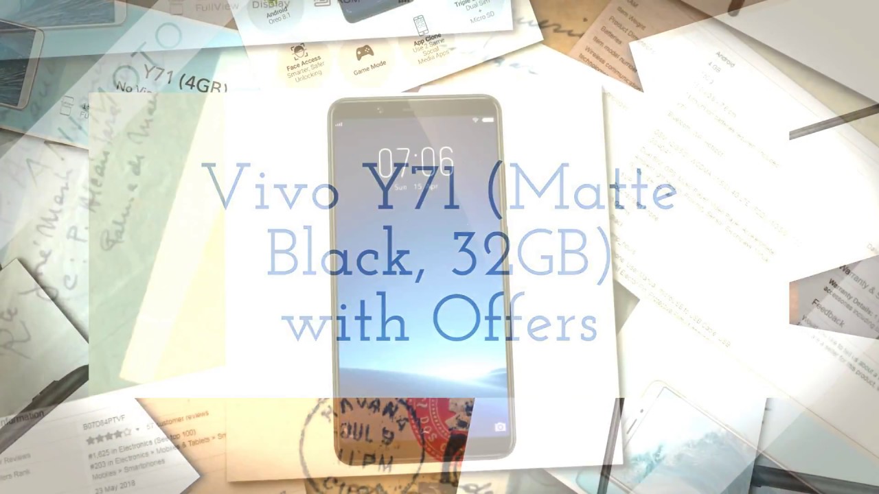 Vivo Y71 Matte Black 32GB with Offers - Big Today Sale - YouTube
