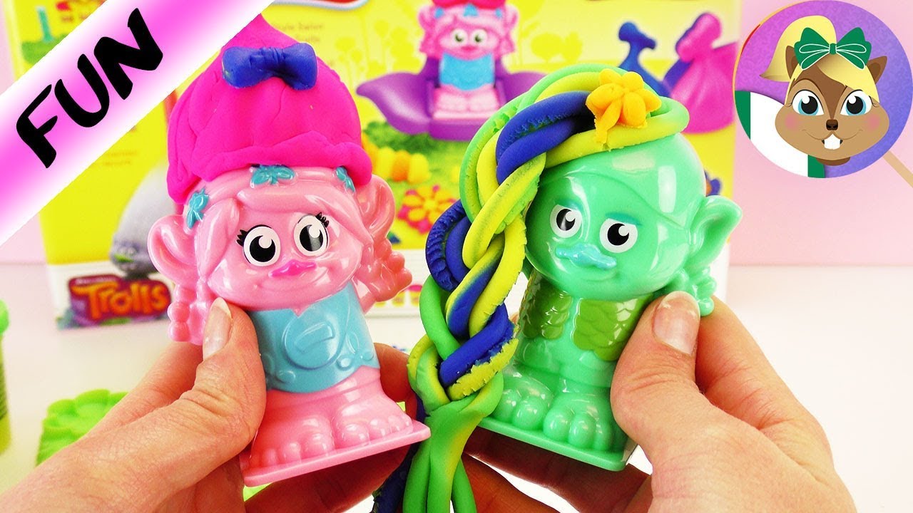 Setin Tabon Wasa na PLAY DOH Na Gyaran Gashi | Kwalliyar Dodanni Brunch ...