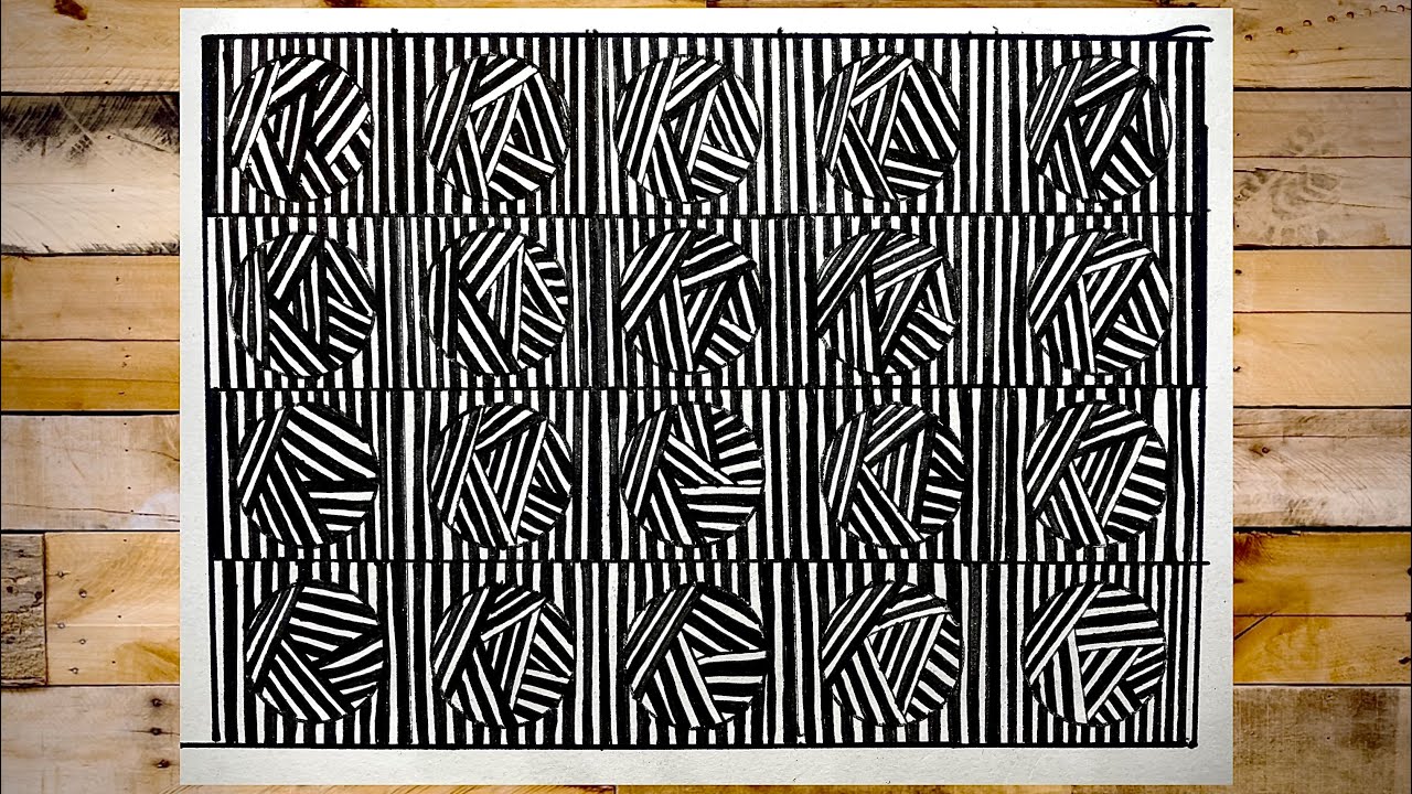 Easy Optical Illusion Art: Create Mesmerizing Effects with Circles and ...