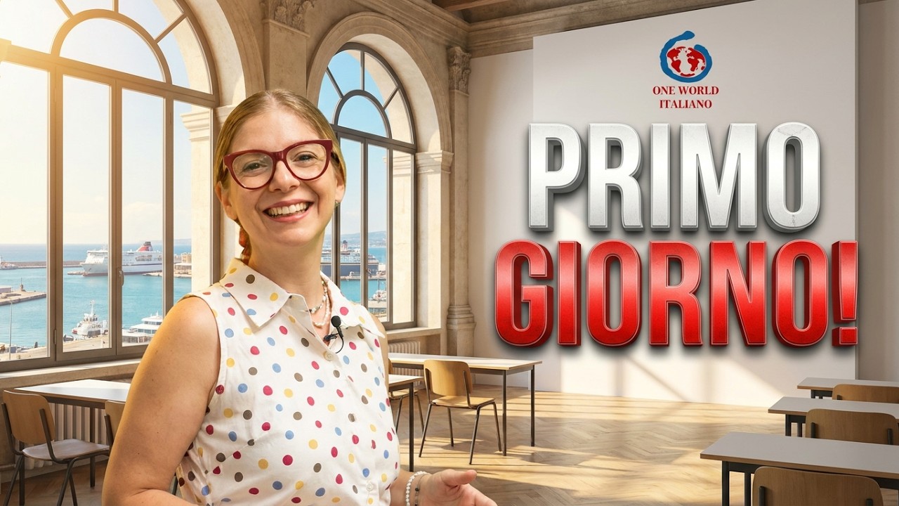 🎙️ Episodio 2 - Primo giorno alla scuola di italiano (First Day at the ...