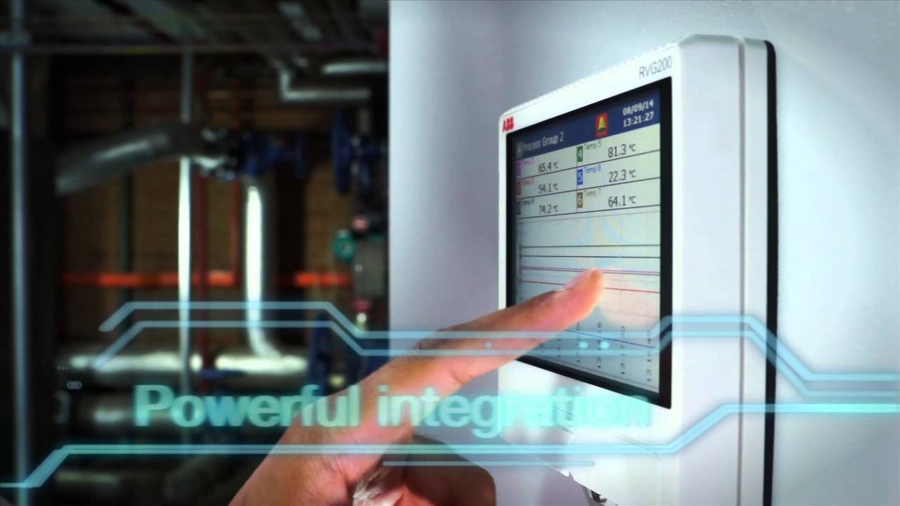 The ABB RVG200 ScreenMaster Paperless Recorder : Measurement made easy ...