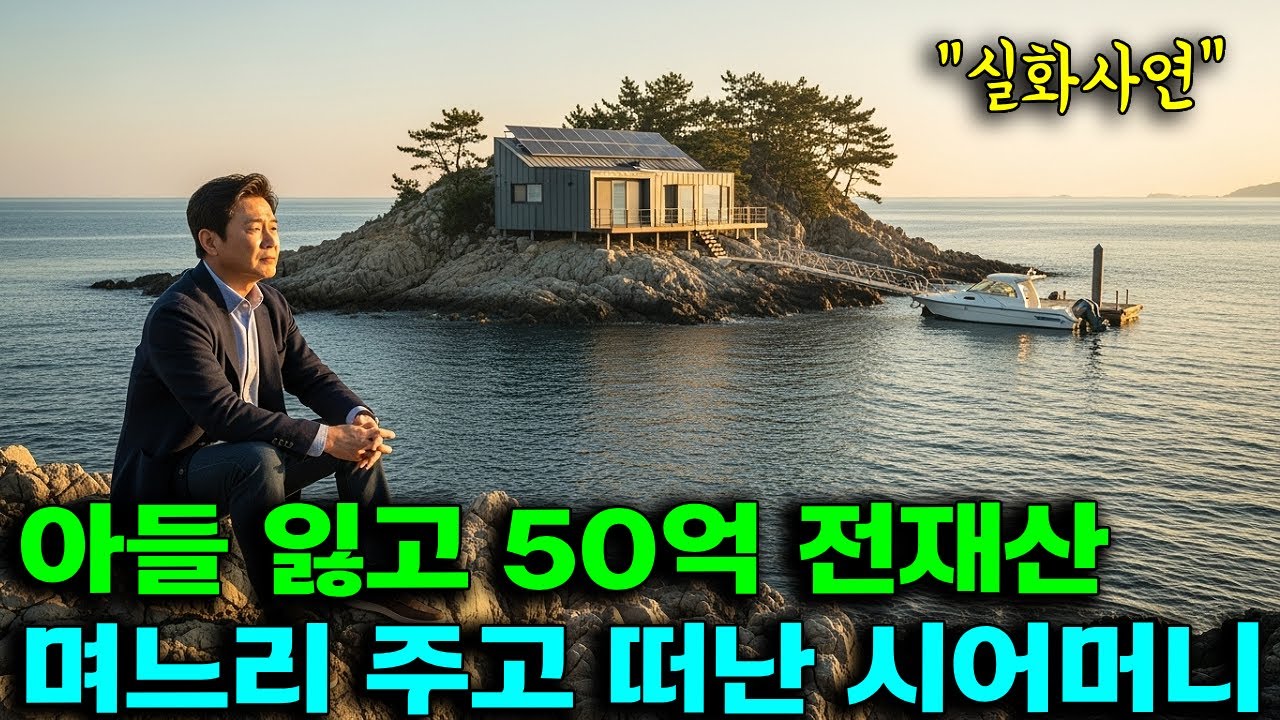실화사연 아들 죽고 삶의 의미를 잃어 며느리에게 전 재산 50억을 주고 무인도로 들어온지 10년 만에 기적 같은 일이 일어나는데