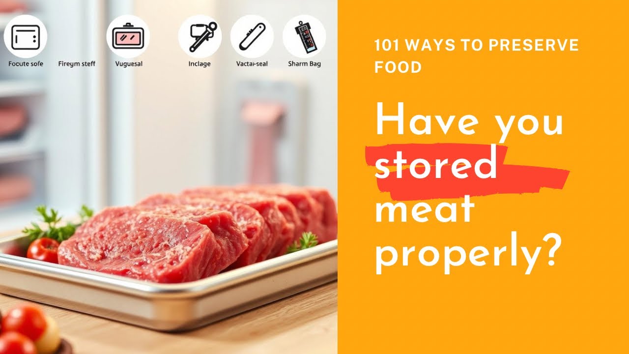 "How to Properly Store Meat for Longer - YouTube