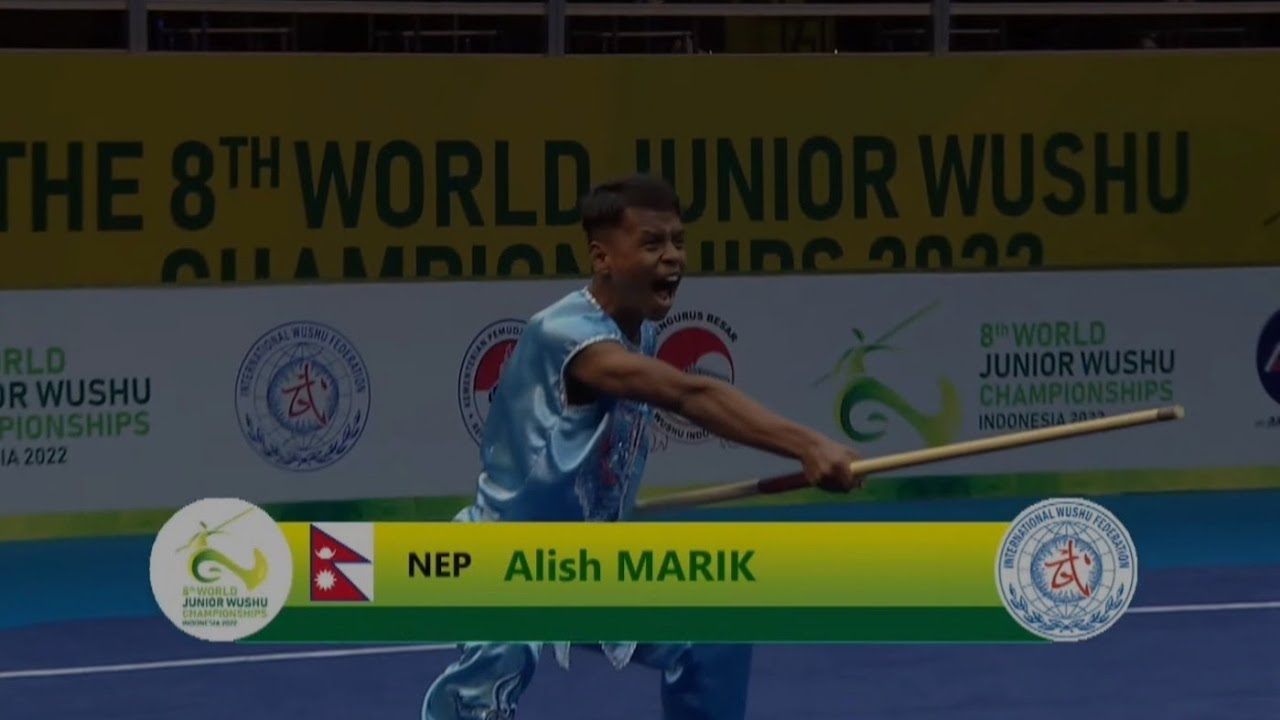 Mens Nangun |Alish Marik |Nepal |8th world junior wushu championships ...