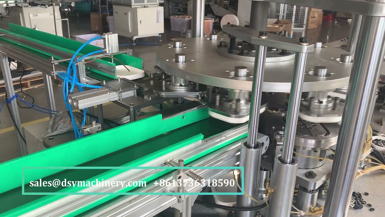 Paper Lids Stacking Machine - YouTube