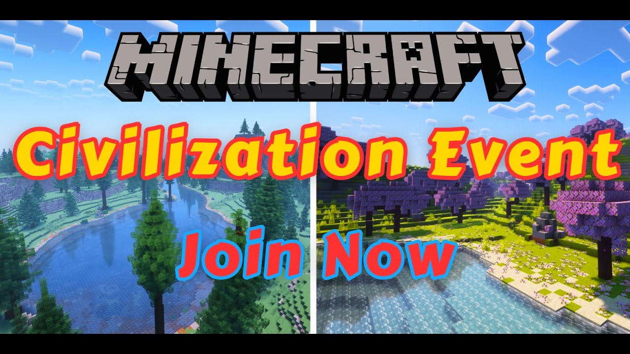 Minecraft Civilization Event | Come Join Now! - YouTube