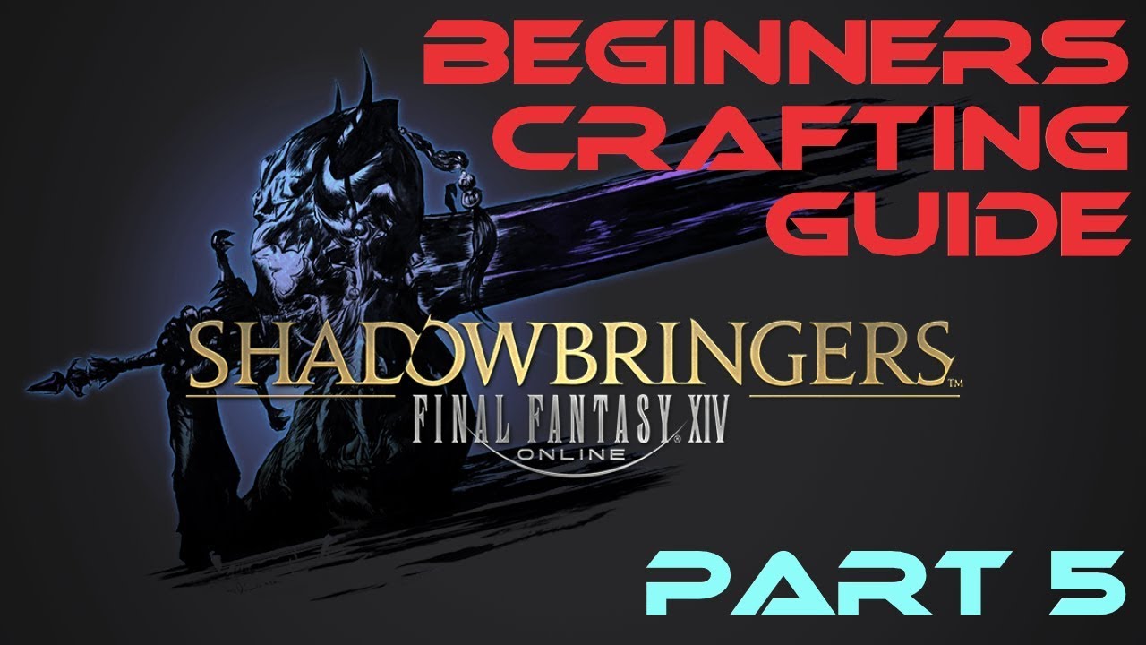 FFXIV Beginners Crafting Guide - part 5 - Skill Synergy and Macros - YouTube