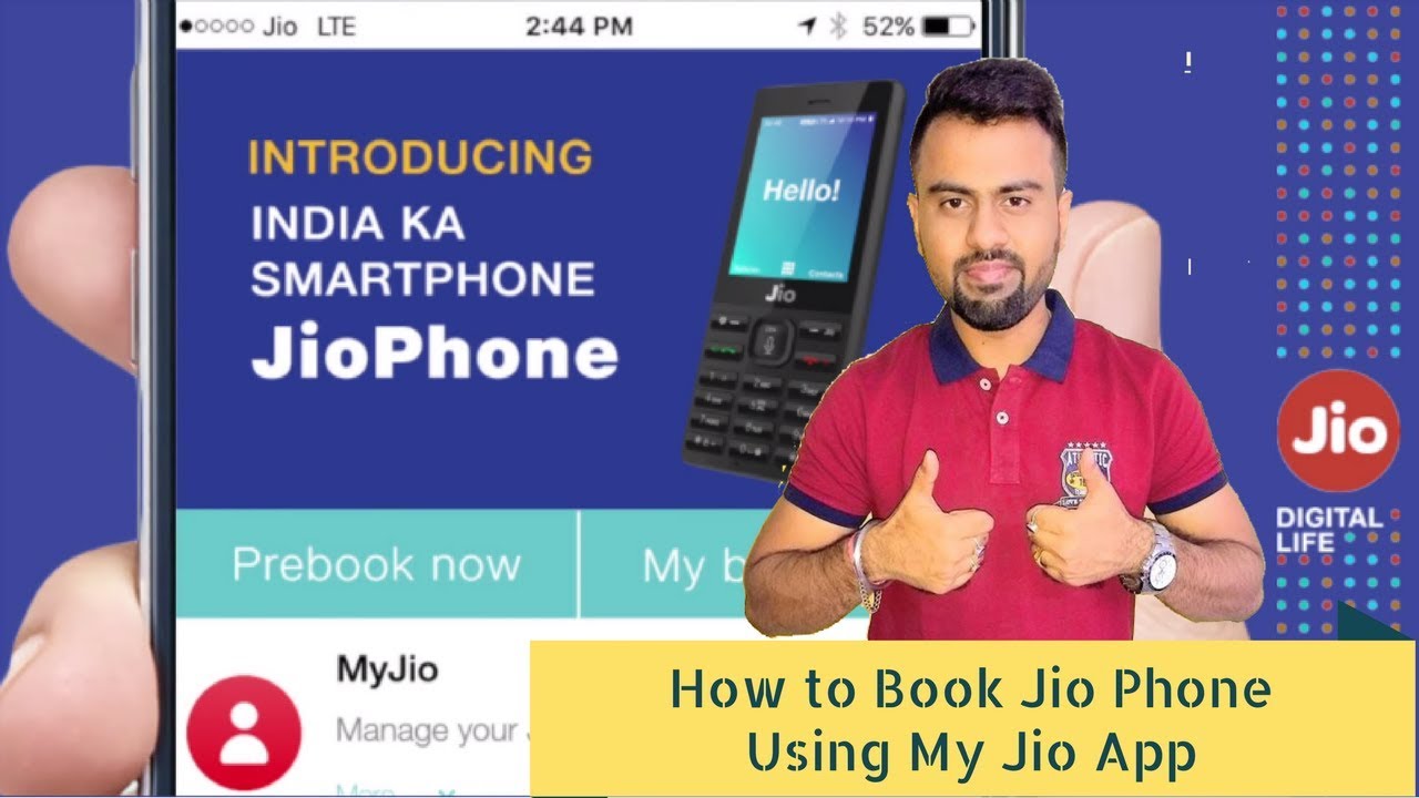 How to Book Jio Phone with My Jio App - YouTube