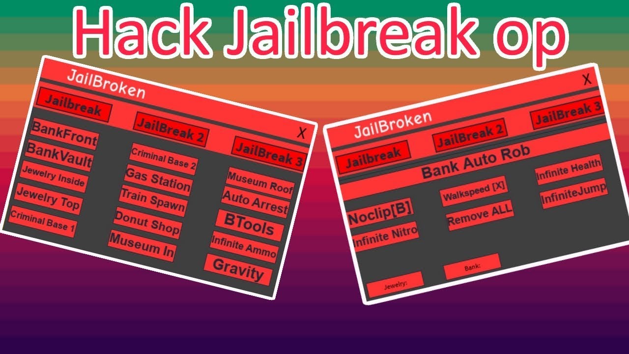 Roblox Hackscript Jailbreak Auto Rob Infinite Money 2019 Youtube 3395
