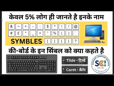 Computer Keyboard Symbols Names (हिन्दी) | Keyboard All Symbles Name ...