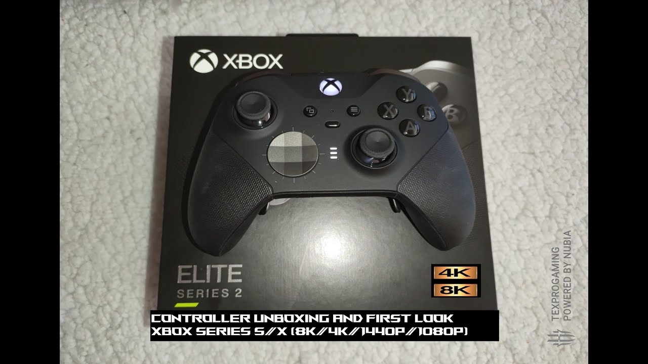 XBOX ELITE SERIES 2 CONTROLLER UNBOXING AND FIRST LOOK XBOX SERIES S/X ...