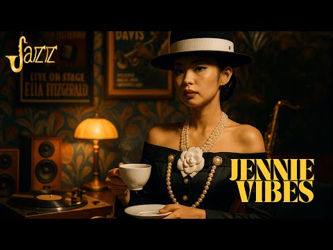 Romantic Jazz Noir 🎶 Jennie Vibes | Smooth Jazz Café Music for Late Night Ambience