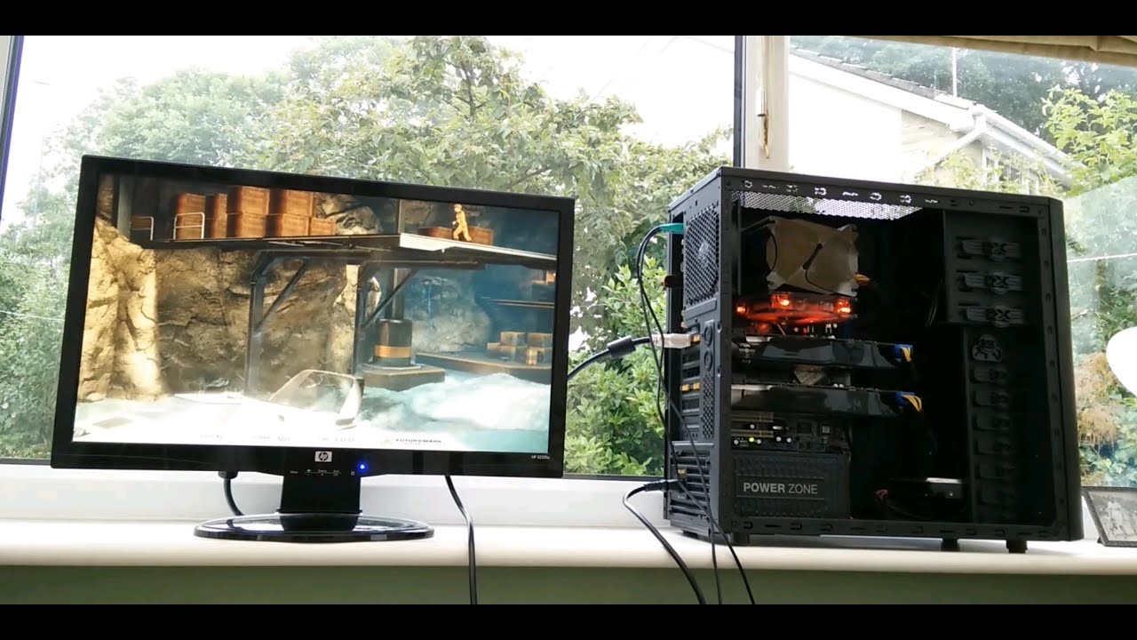 9800GTX+ SLI PC Build 2015 - YouTube