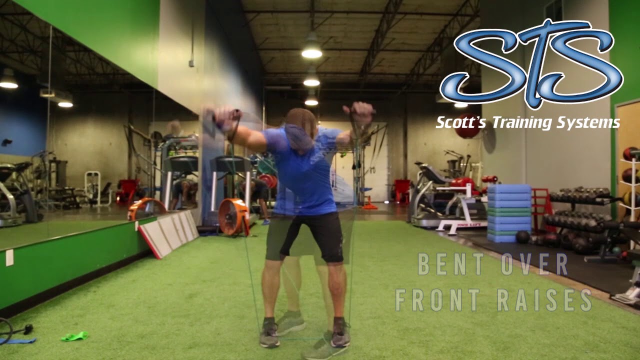 Bent Over Front Raises - YouTube