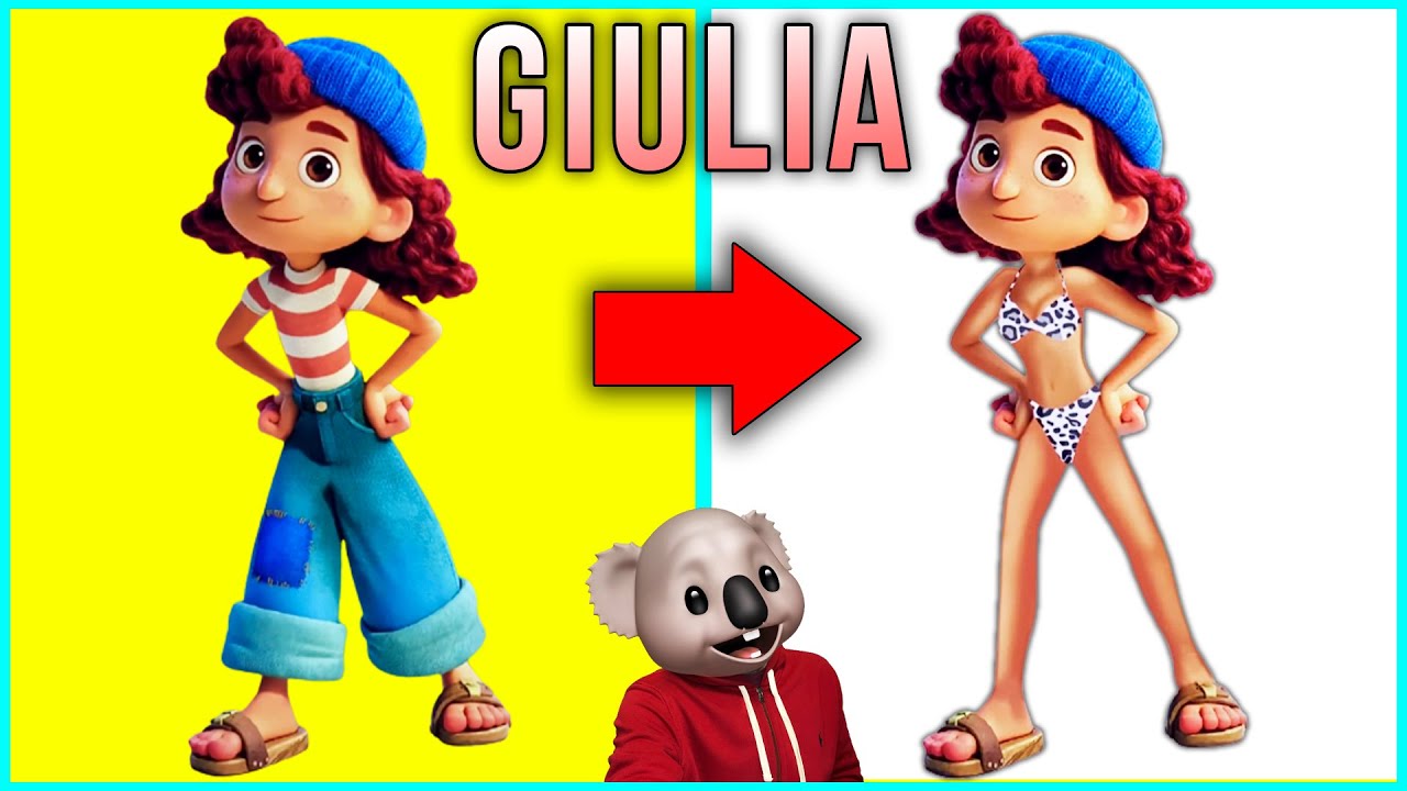 Luca Pixar Disney Transformation - Luca Glow Up Disney Cartoon Art ...