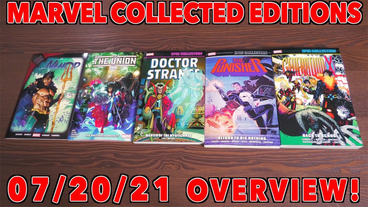 New Marvel Books 07/20/21 Overview | Generation X Epic Collection: Back ...