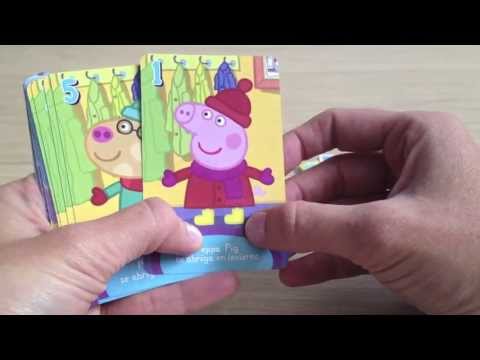 Discovering Peppa Pig Playing Cards - YouTube
