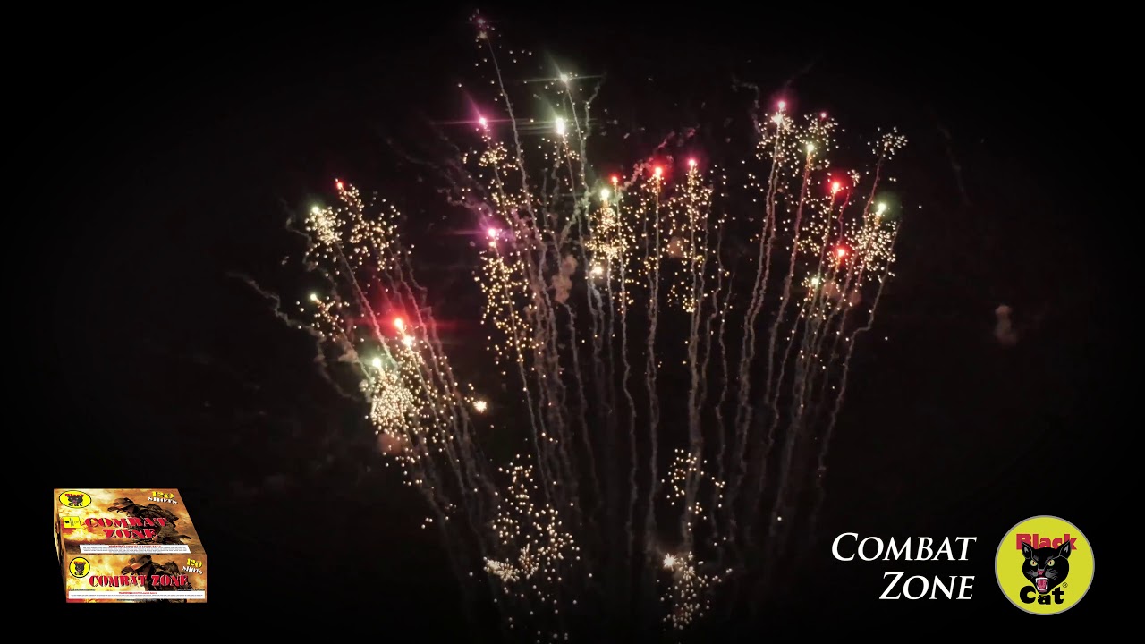 Combat Zone - Black Cat Fireworks - YouTube
