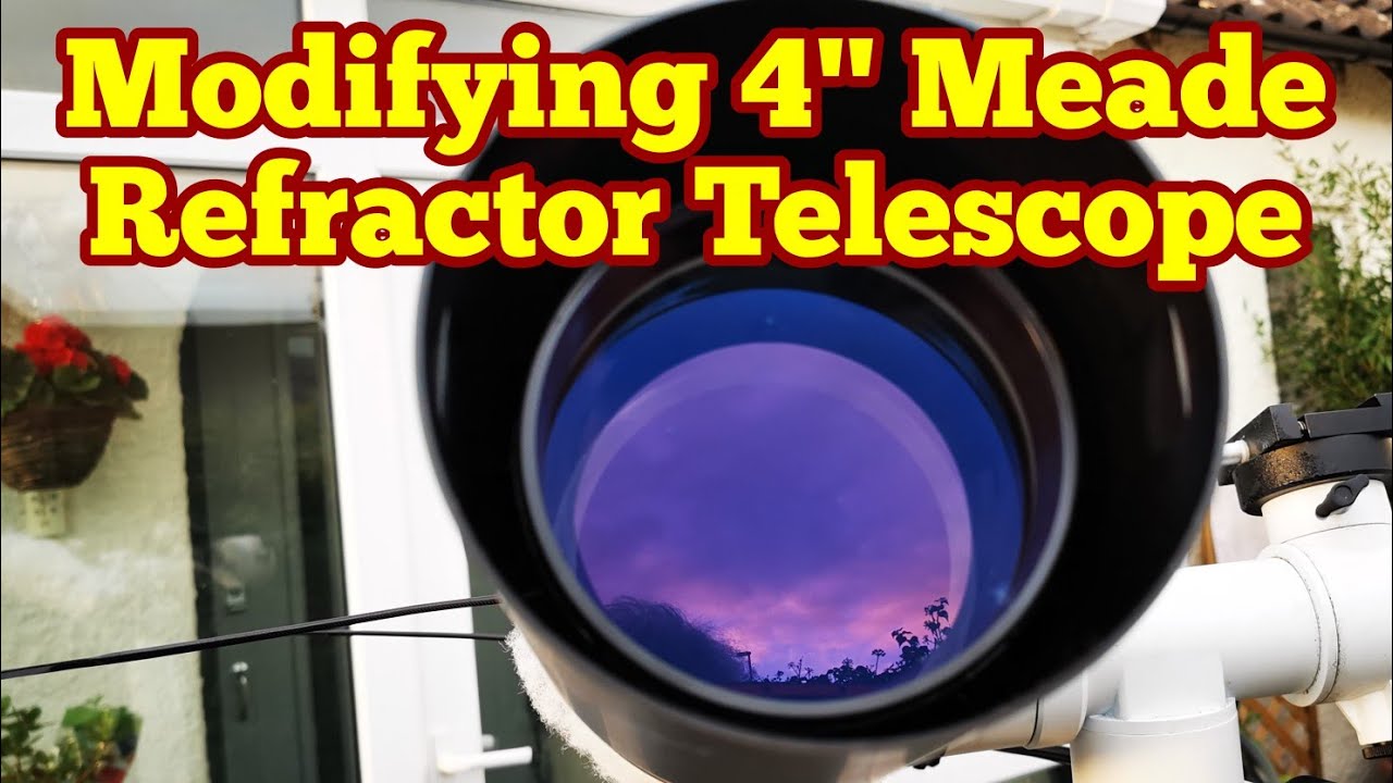 Modifying A 4 Inch Meade Refractor: Adding Tube Rings And Dovetail ...