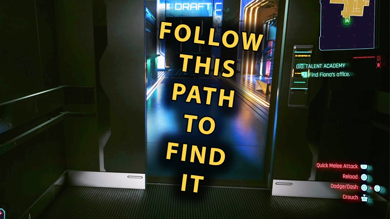 How To Find Fiona's Office (Gig: Talent Academy) - Cyberpunk 2077 ...