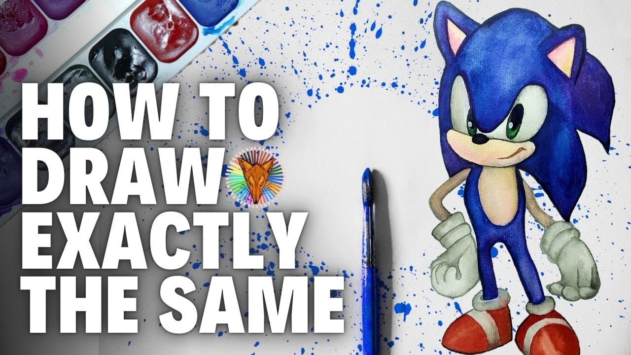 Uncover the Secret of Sonic the Hedgehog - Learn to Draw him like a ...