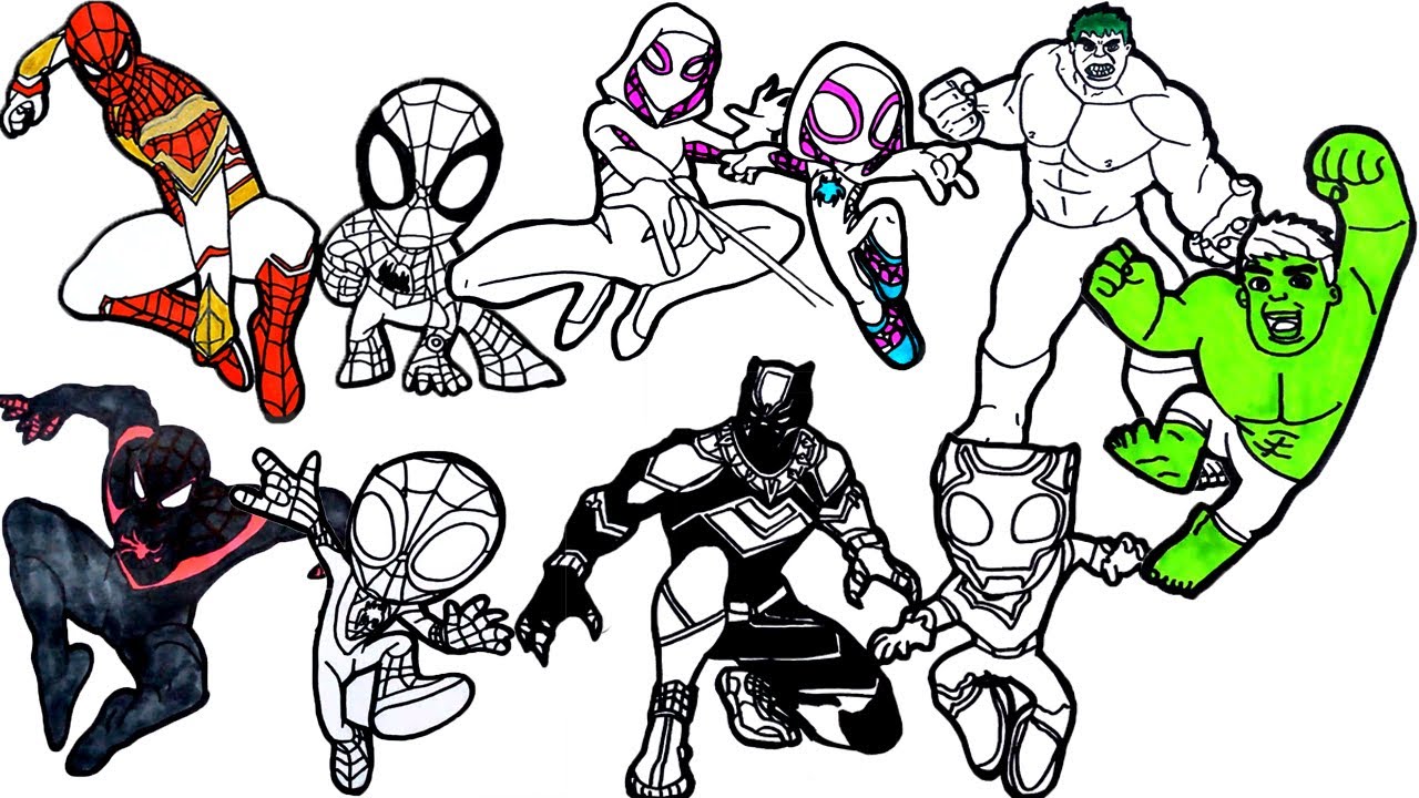 Drawings of the Marvel's Spidey and His Amazing Friends - how to draw ...